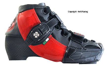 2019 Luigino Kids Challenge Adjustable Red Inline Speed Skate Boot