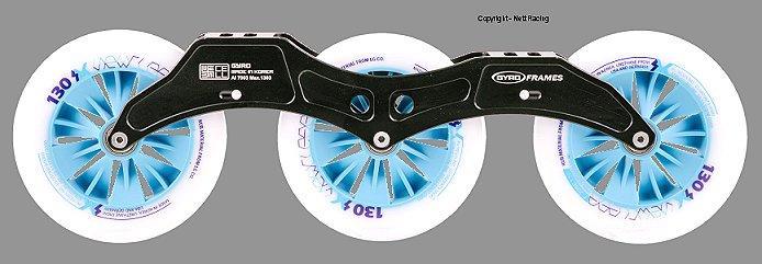 Gyro 3x130mm Inline Speed Skate Frame